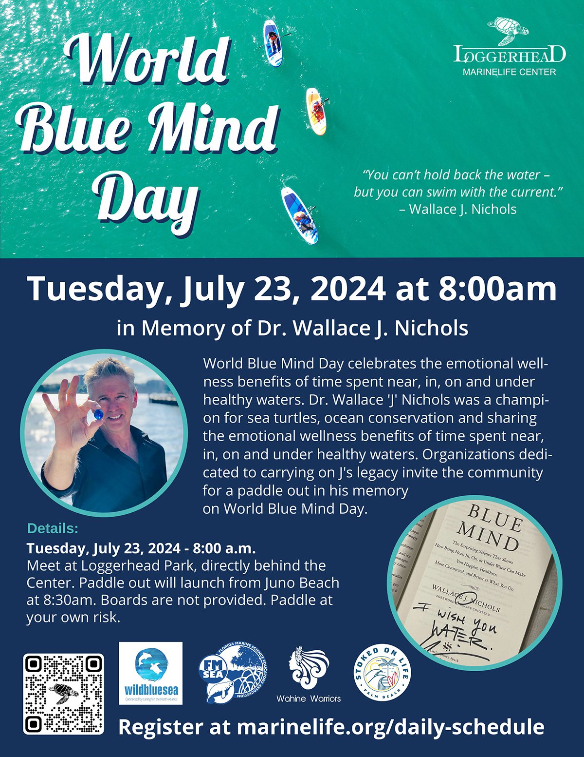 World Blue Mind Day - Loggerhead Marinelife Center
